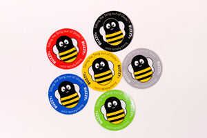 Buzzy Bravery Stickers (100 pack) – Buzzy4Shots Australia and New Zealand